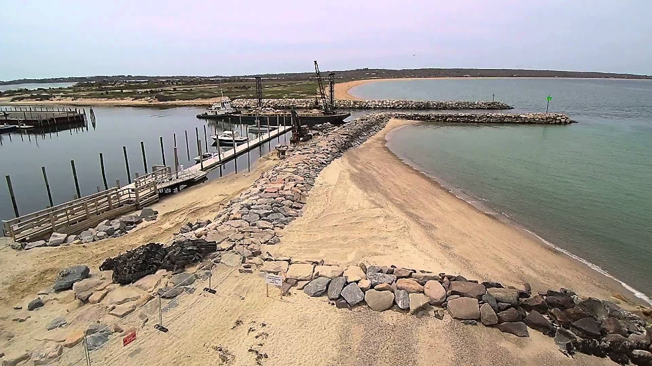 Jetty Repairs, Menemsha Creek, Martha's Vineyard, MA - YouTube