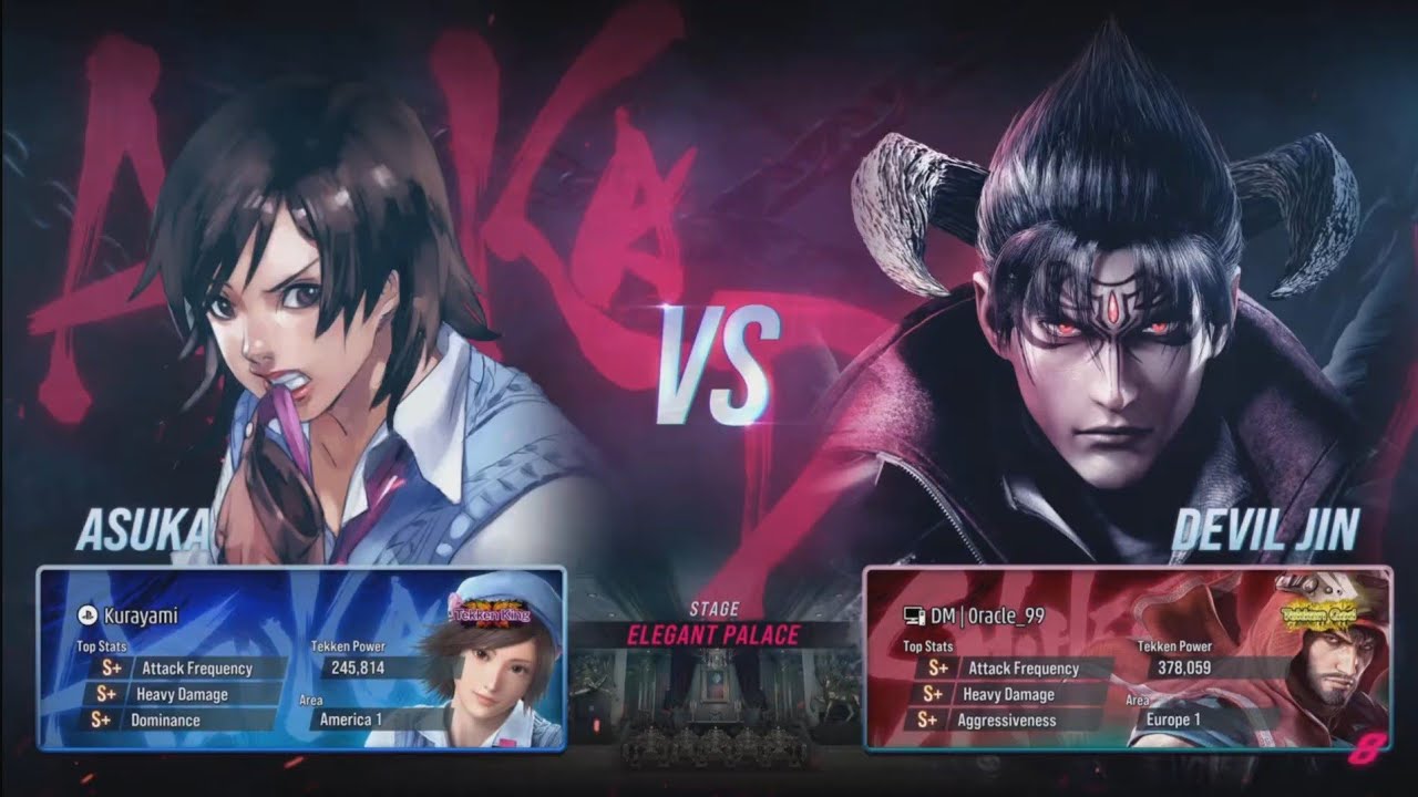 RAGE LEVEL 100% - asuka ranked matches #1 - tekken8 - YouTube