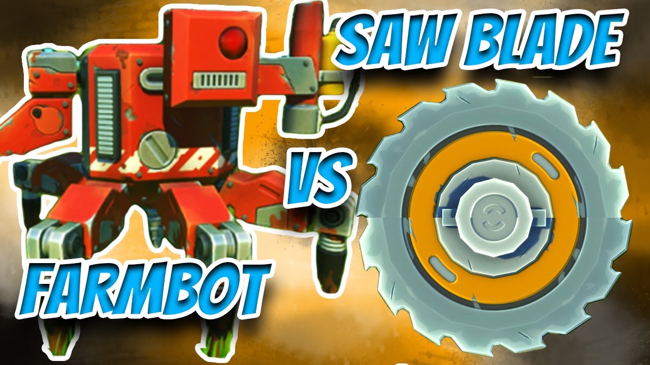 Farmbot vs Saw blades | Scrap Mechanic Survival - YouTube