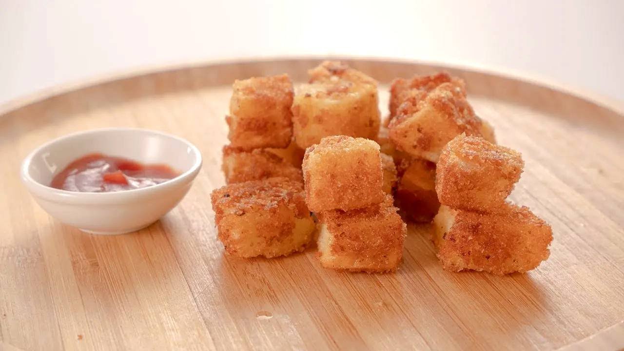 Crispy Outside Soft Fries | Square Potato Recipe - YouTube