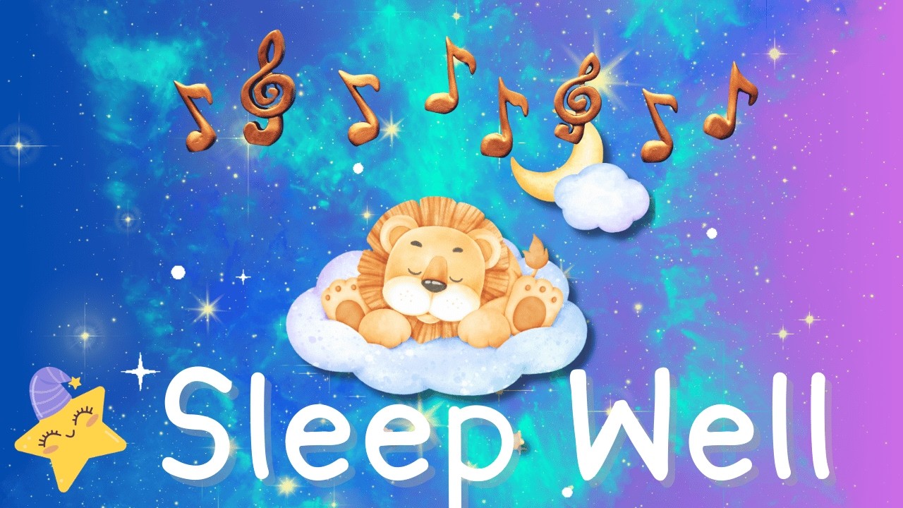 🌠 Relaxing Sleep Music for Kids | Gentle Lullaby with Calming Night Sky ...