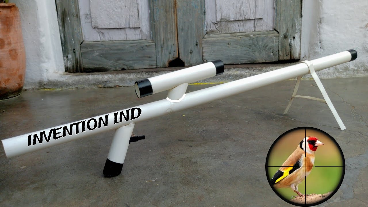 How to make sniper gun at home - YouTube