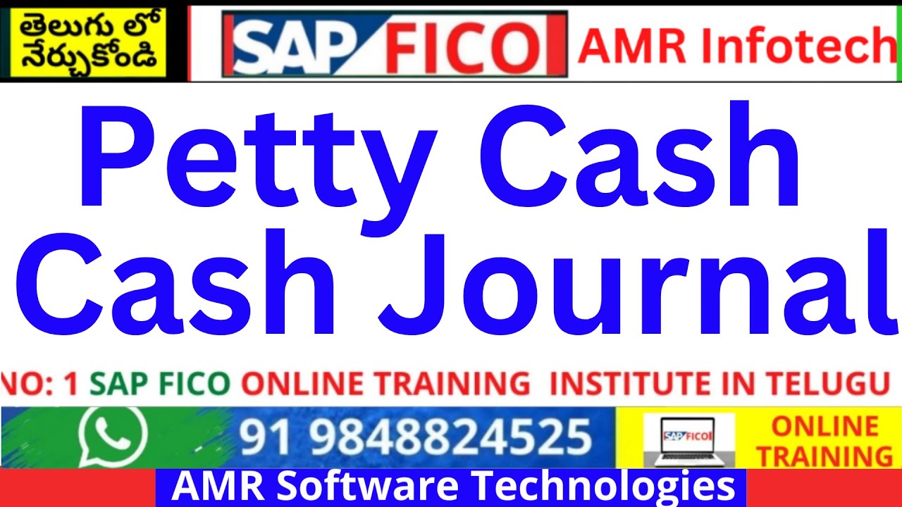 Petty Cash - Cash Journal in SAP FICO T- FBCJ - SAP Tutorial For ...