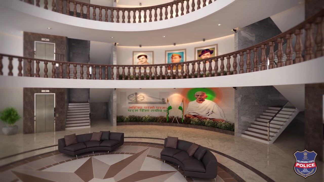 Architecture Design and Walkthrough of the premises of Telangana Police ...