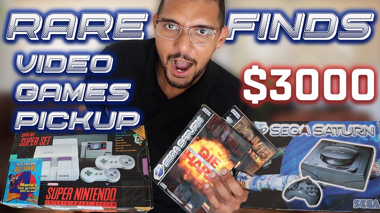 SECRET COLLECTOR GIVES US VIDEO GAMES WORTH $3000 | RETRO CONSOLES ...