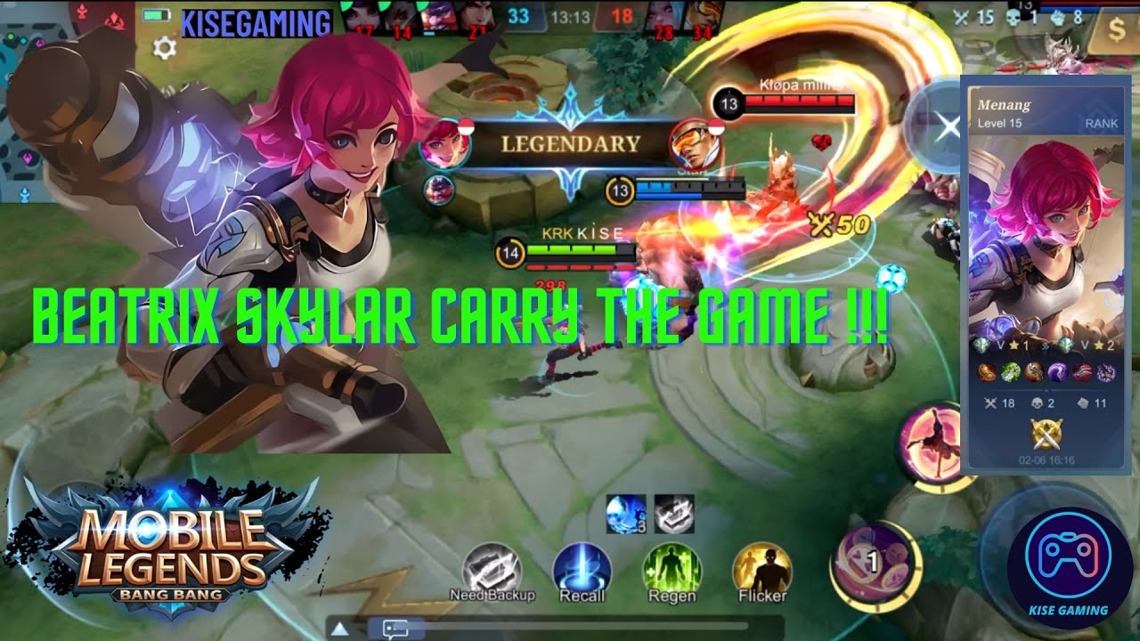 BEATRIX SKYLAR CARRY THE GAME !!! I GAMEPLAY - YouTube