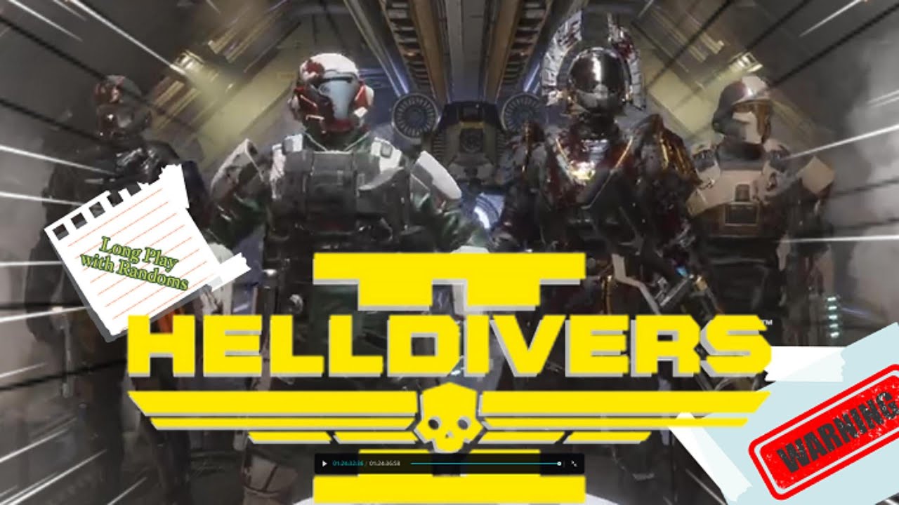 Helldivers 2 Long Play with Randoms (No Commentary) - YouTube