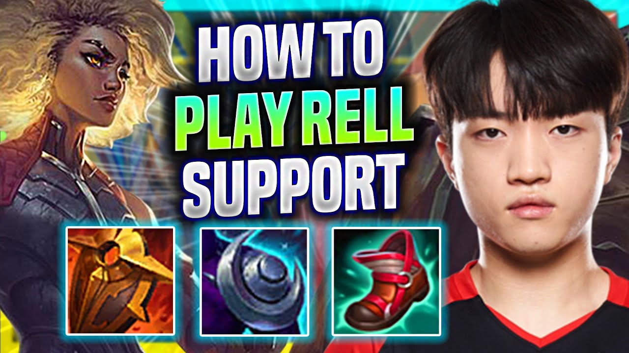 LEARN HOW TO PLAY RELL SUPPORT LIKE A PRO! - T1 Keria Plays Rell ...