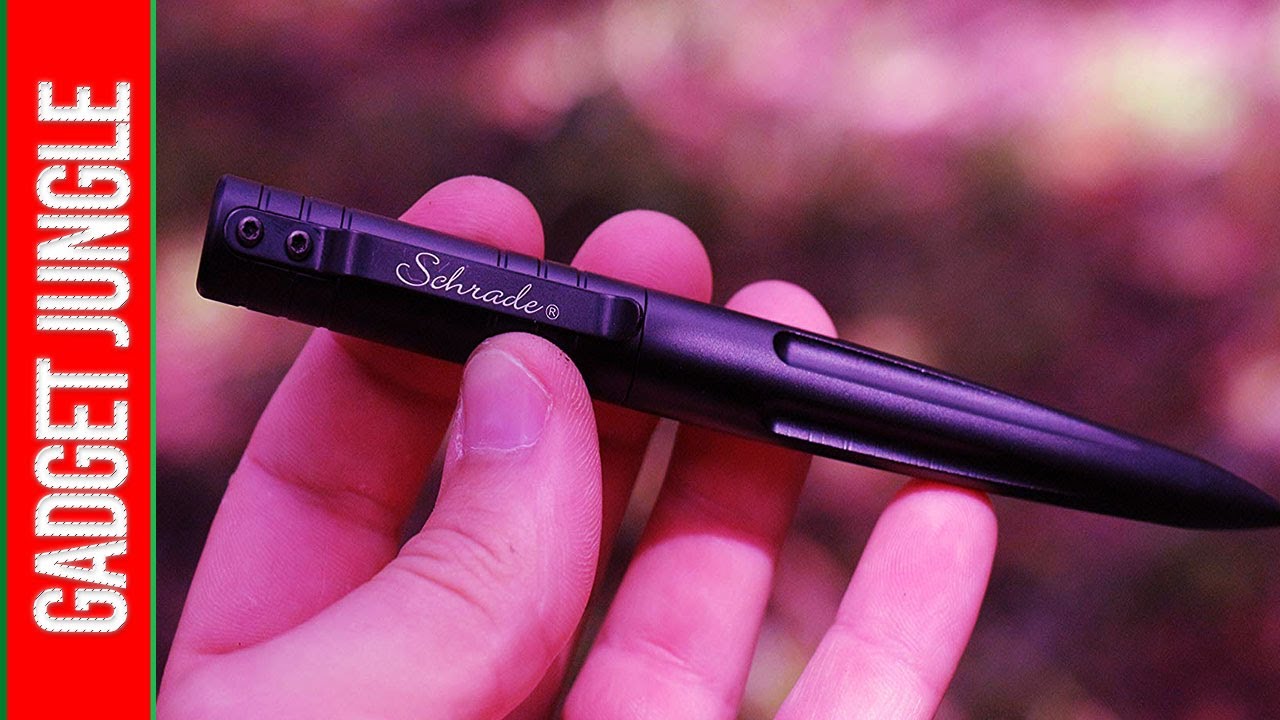 The Best Tactical Pen - Schrade SCPENBK 5.7in Review - YouTube
