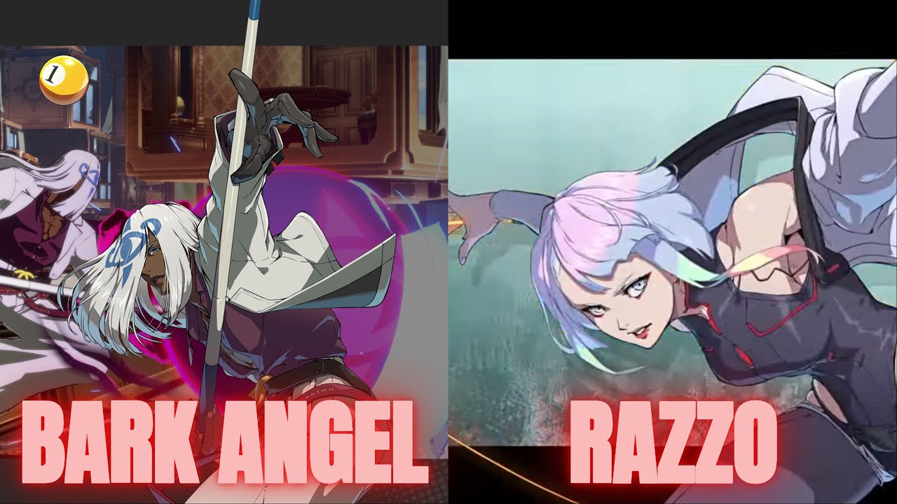 Guilty Gear Strive Bark Angel Venom VS Razzo Lucy High Level Gameplay ...
