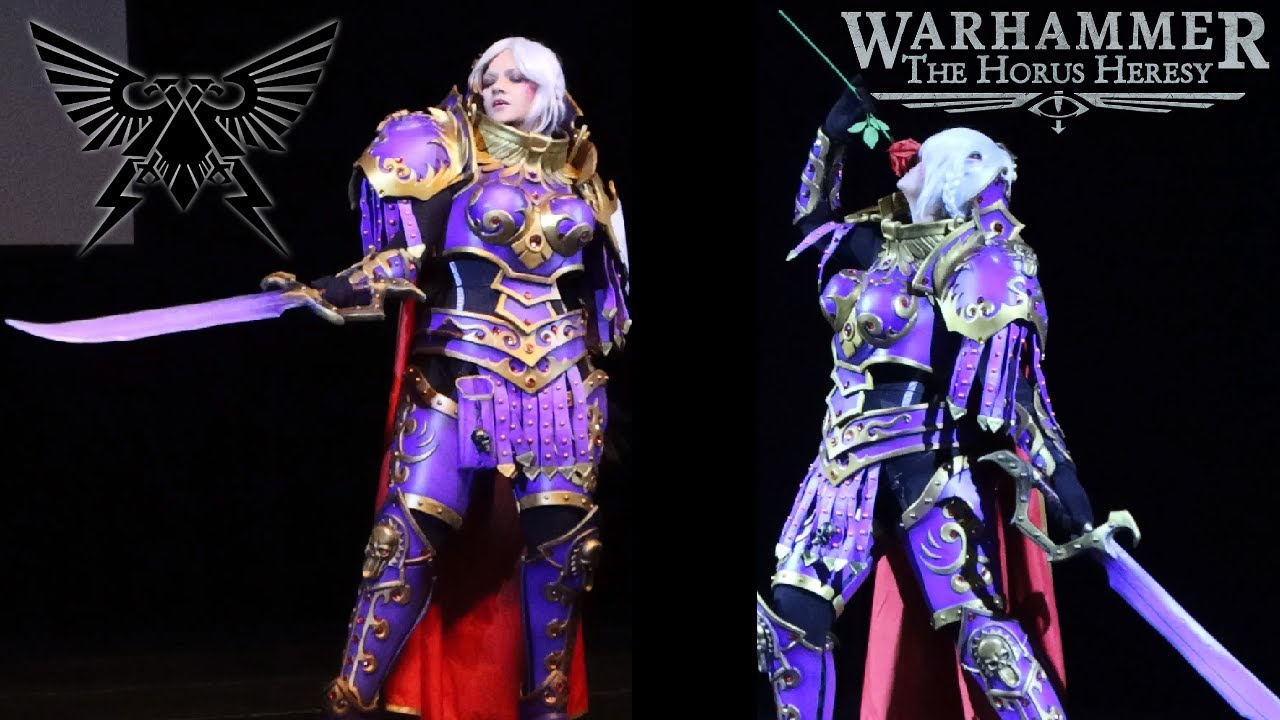 Warhammer 40000 Fulgrim Cosplay Female Version By Izunauchiha And Zofari Youtube