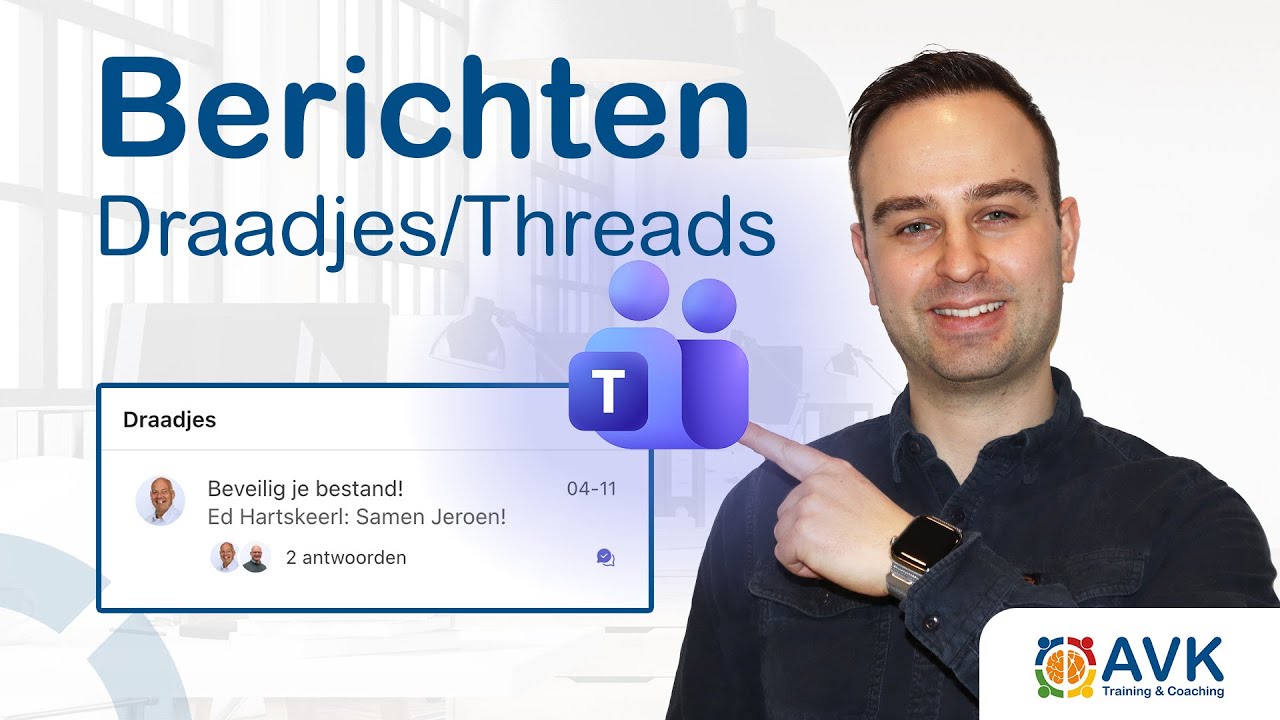 Hoe gebruik je Threads in Microsoft Teams? 𝐍𝐢𝐞𝐮𝐰𝐞 𝐟𝐮𝐧𝐜𝐭𝐢𝐞! - YouTube