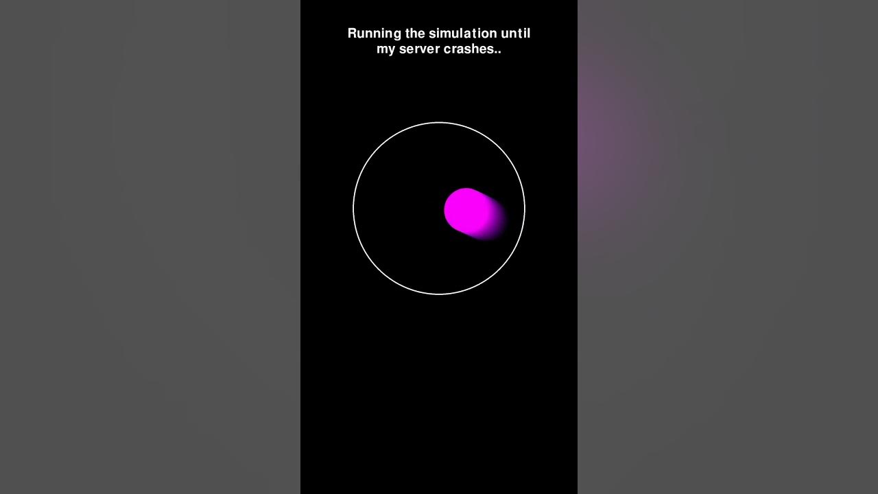 Ball bouncing simulation #adhd #music #code #space #python #physics #simulations #memes #science ...