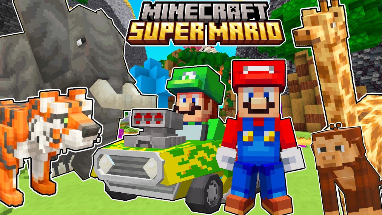 Super Mario SAFARI ZOO Adventure In Minecraft! [276] - YouTube