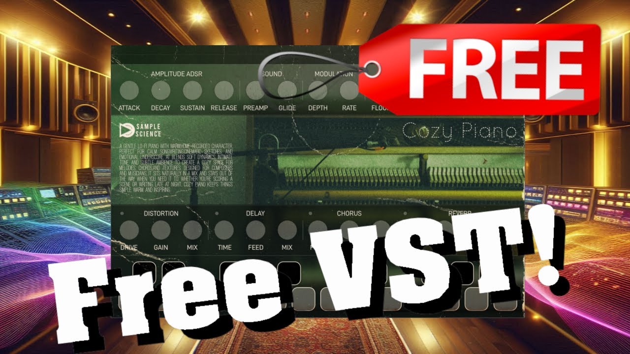 【New Free VST!】GREAT New Vintage Remeau Upright Piano VST! Cozy Piano ...