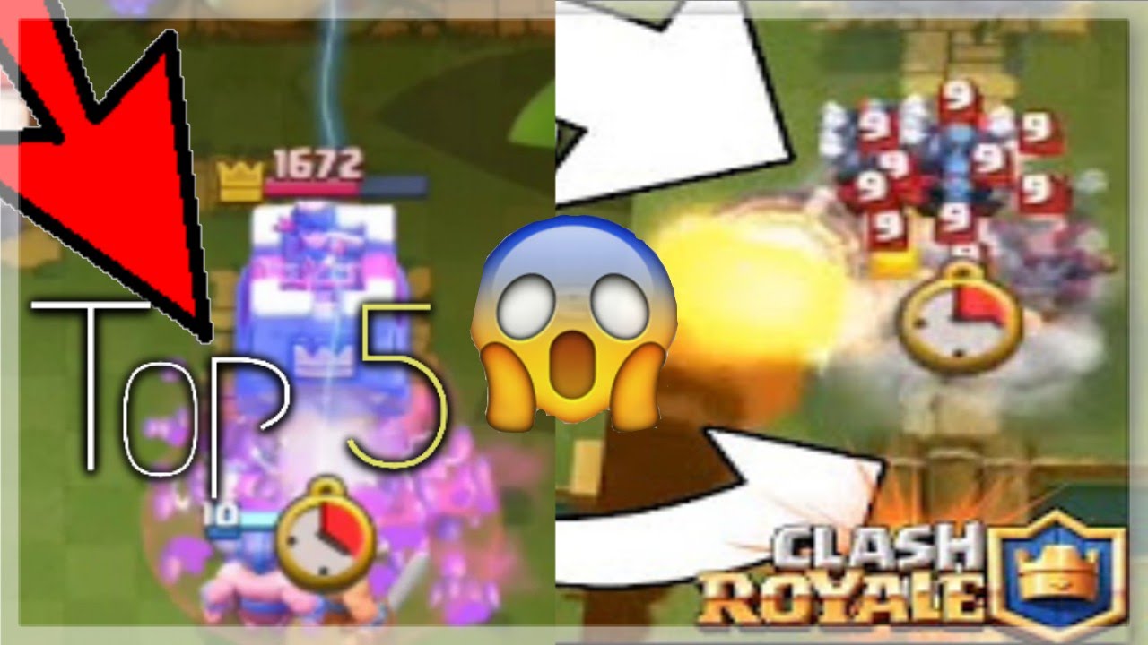 TOP 5 #5/ MEILLEURS PRESHOT // CLASH ROYALE FR - YouTube