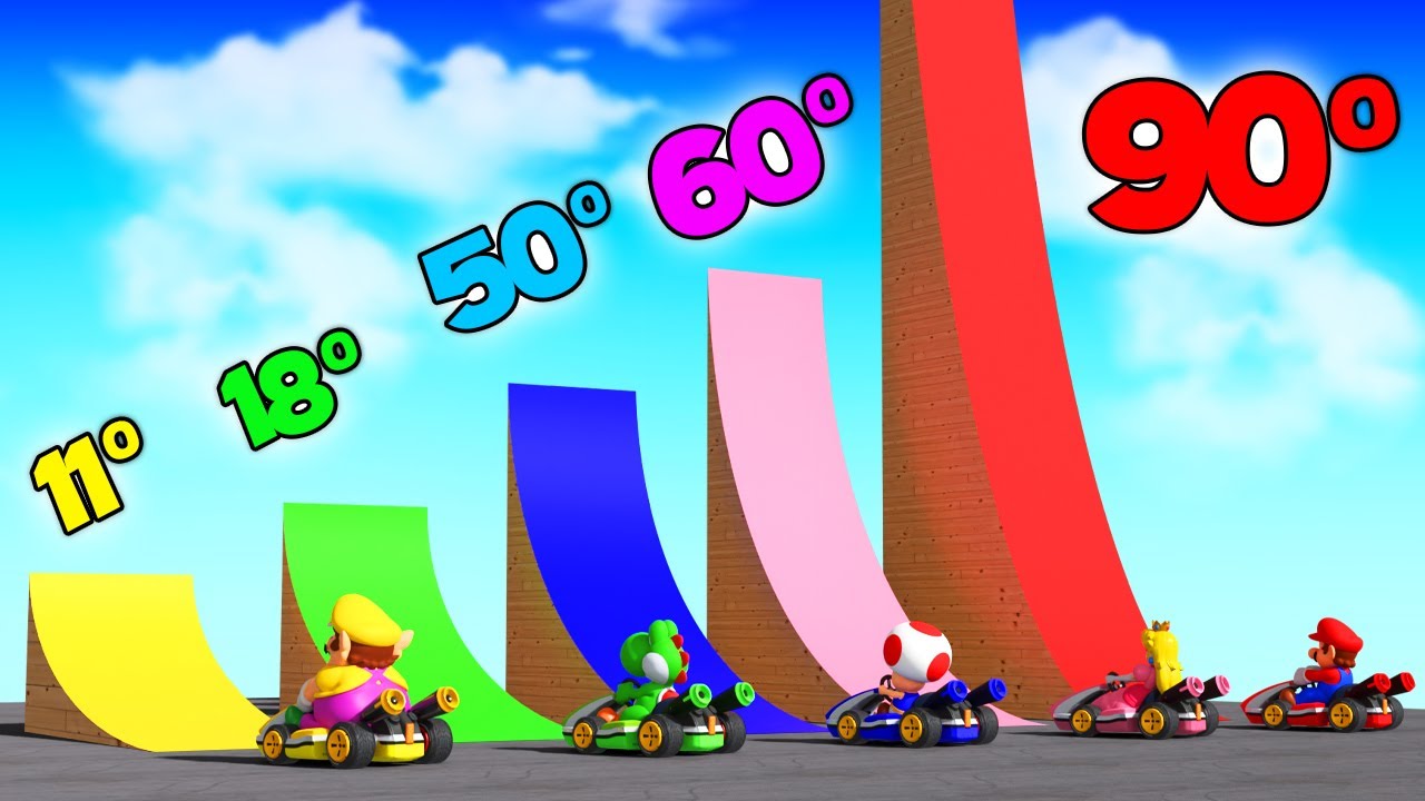 Which ramp gives you the highest jump in Mario Kart? - YouTube