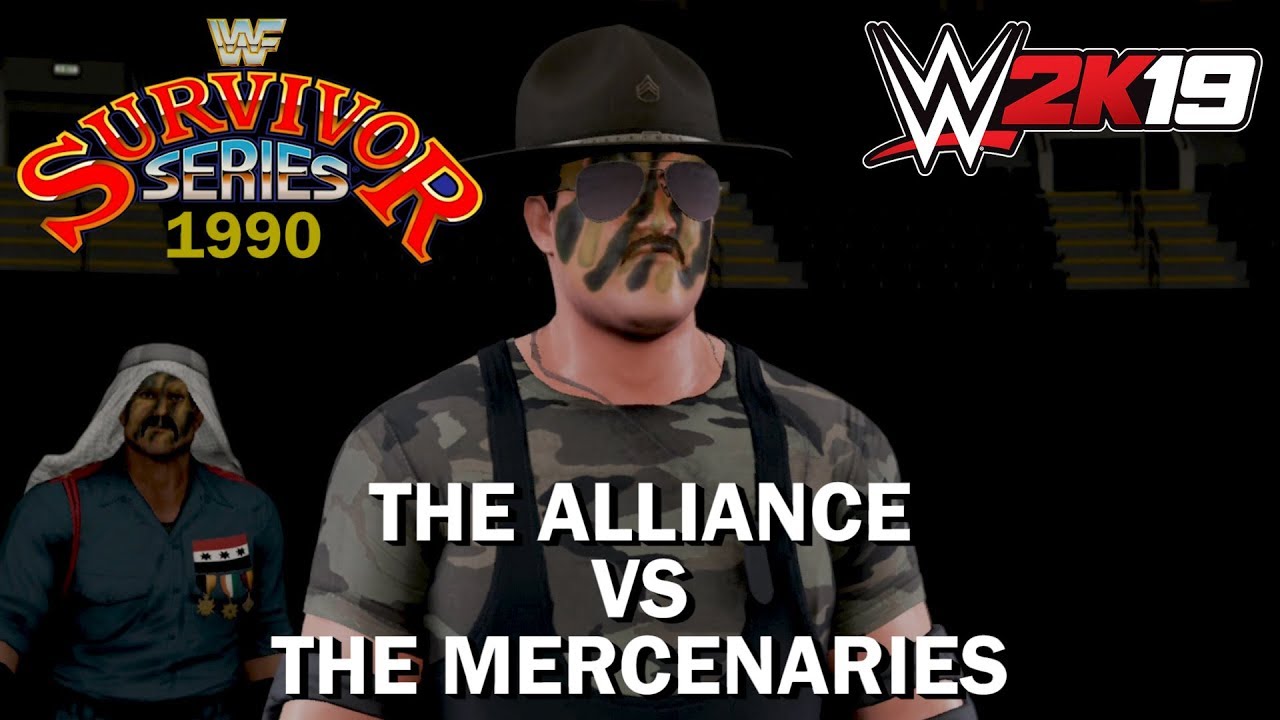 WWE 2K19 - The Alliance vs The Mercenaries - WWF Survivor Series 1990 ...
