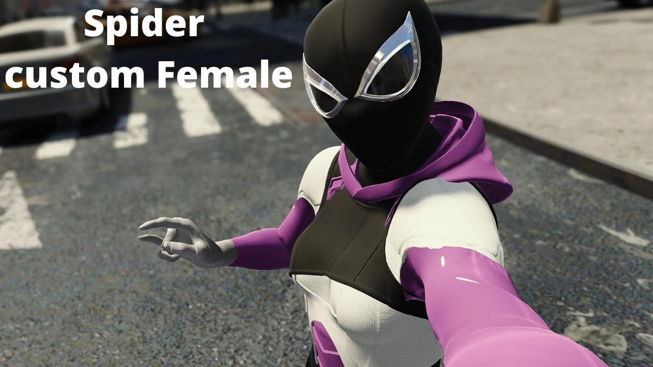 Spider custom Female Spider Man pc (MOD) - YouTube