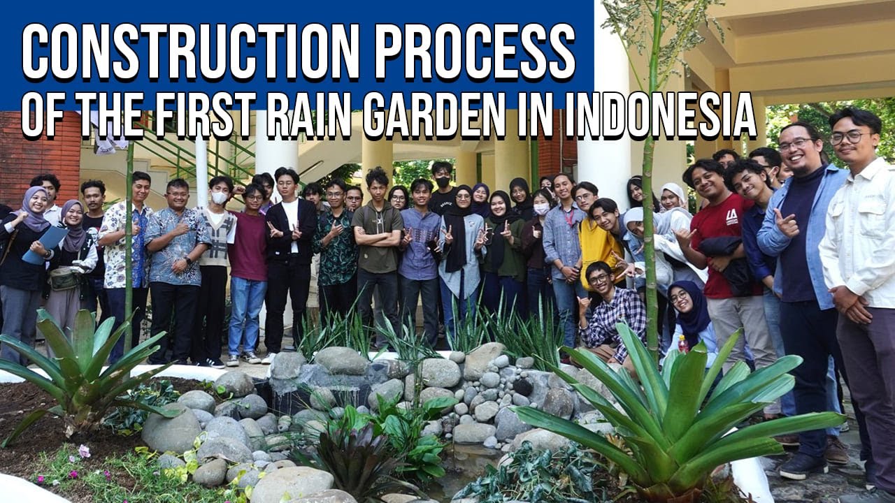 RAIN GARDEN PERTAMA DI INDONESIA, ADA DI IPB - YouTube