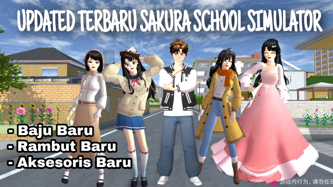 UPDATE SAKURA SCHOOL SIMULATOR VERSI CHINA!!! - YouTube