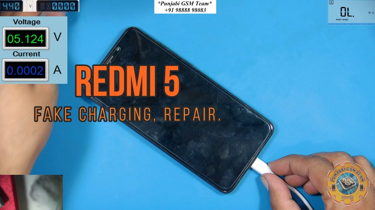 Redmi 5 Fake Charging, Repair. - YouTube
