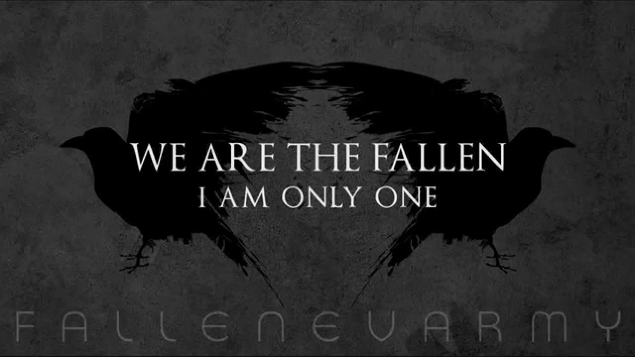 We Are The Fallen - I Am Only One - YouTube