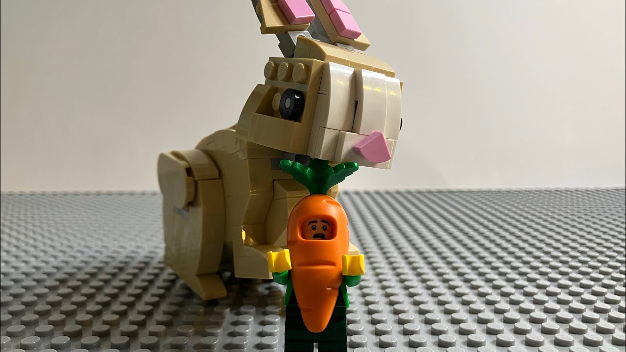 Lego Carrot Man VS Rabbit - YouTube