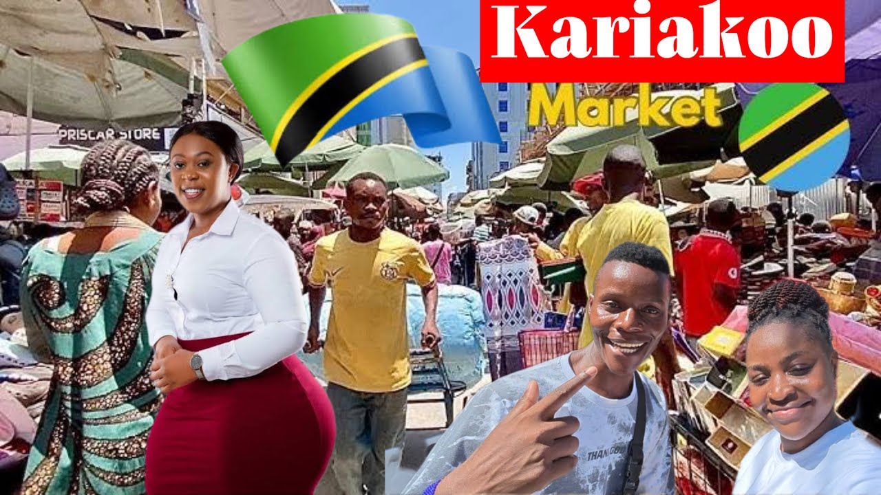 Inside the Biggest Market in Tanzania 🇹🇿 Kariakoo Market Walking Tour ...