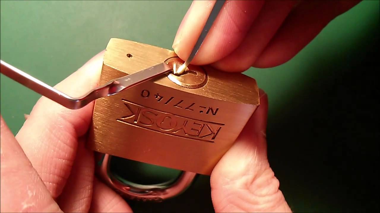 (31) Lock Picking - Keyosk 77/40 Single Pin Picking - YouTube