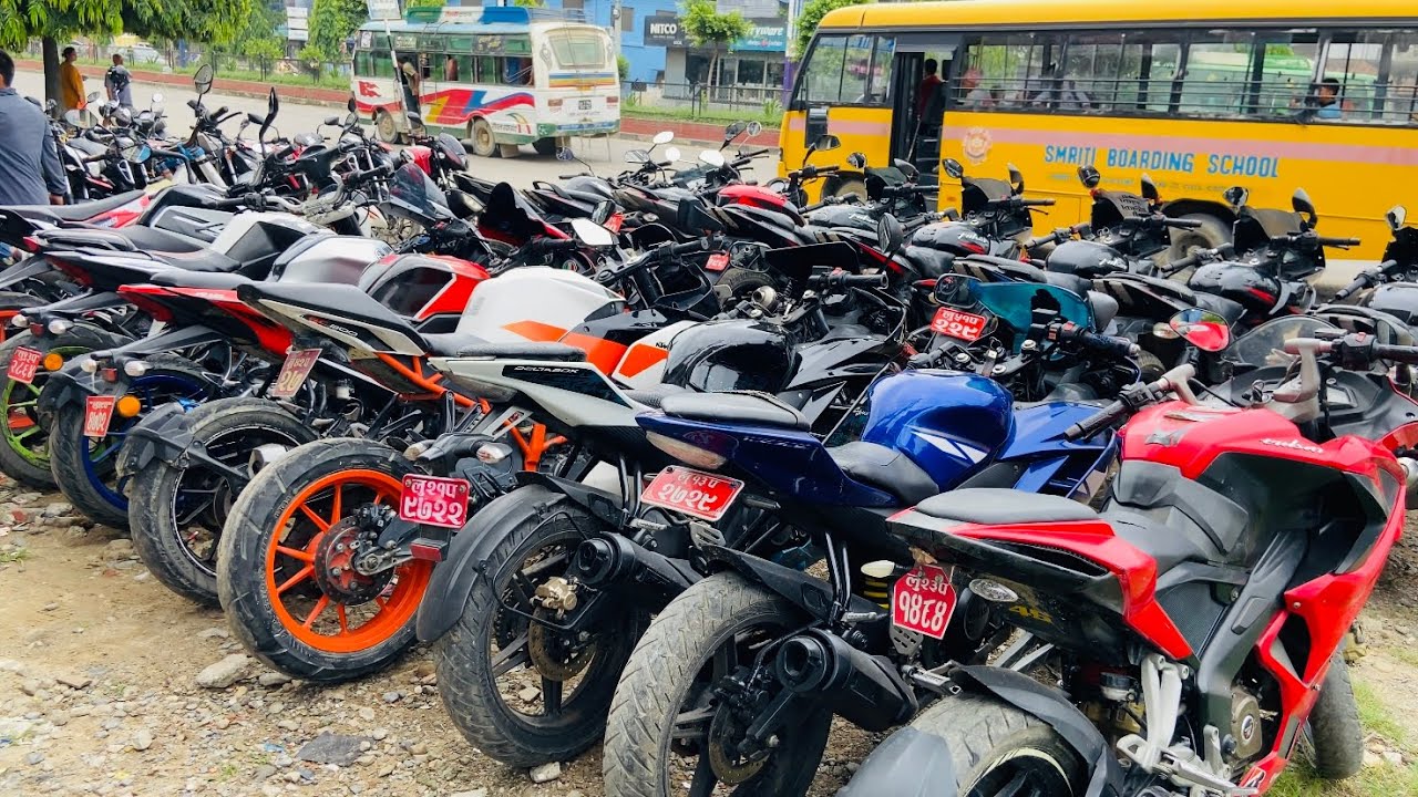 latest secand hand bike scooter sel butwal mailn chok - YouTube