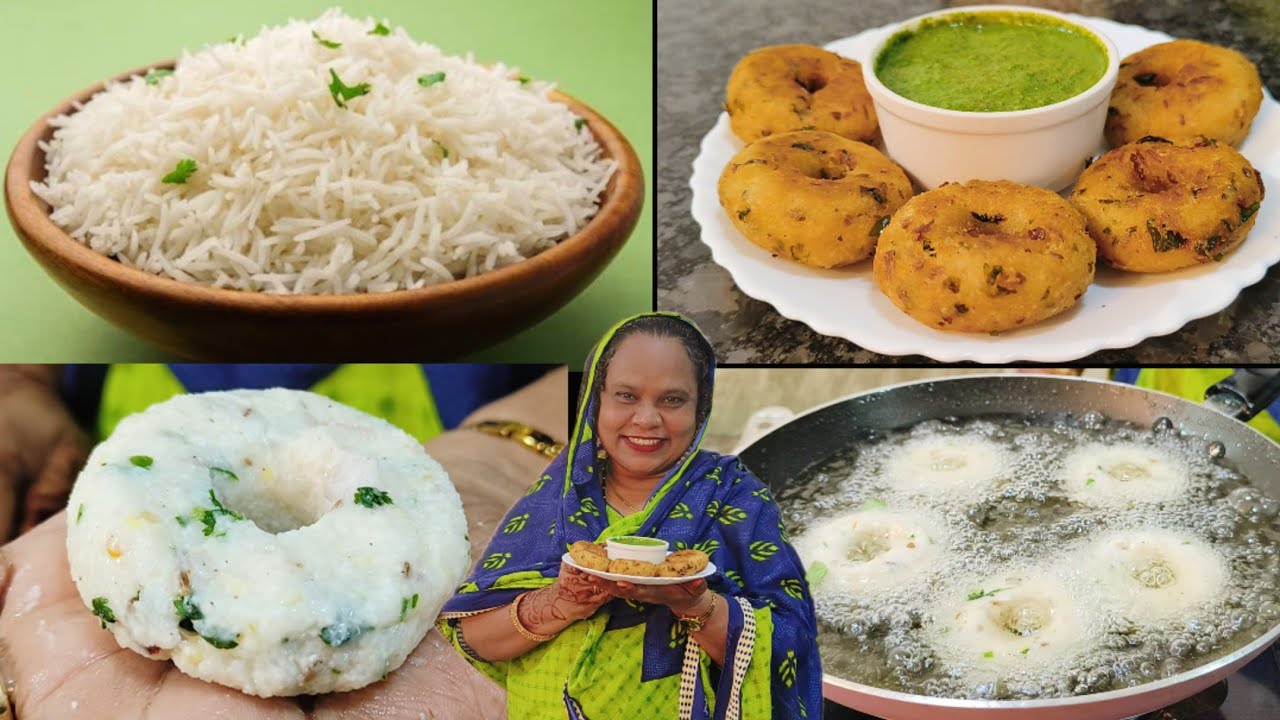 Raat Ke Chawal Se Subha Ka Tasty Nashta Aise Banaye | Crispy Rice Vada ...