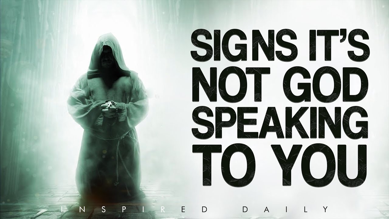 5 Signs It's NOT God Speaking To You | Watch This Video Right Away ...