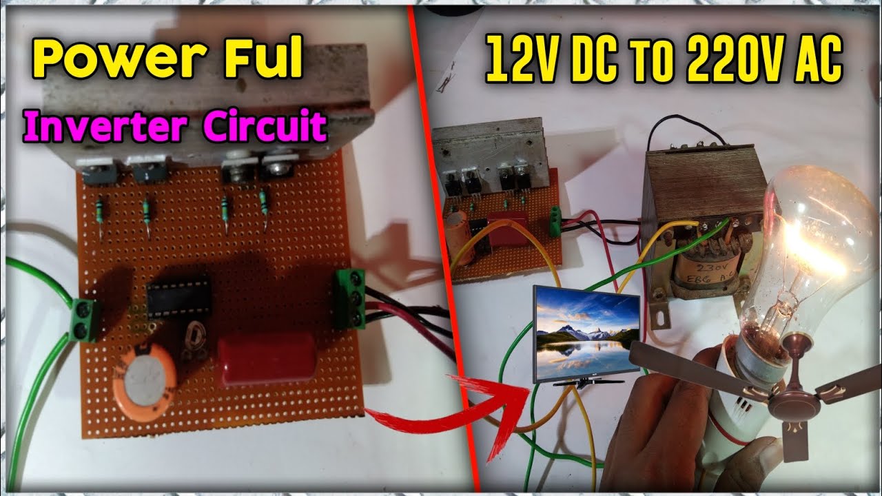 How to Make Powerful Inverter Circuit - YouTube