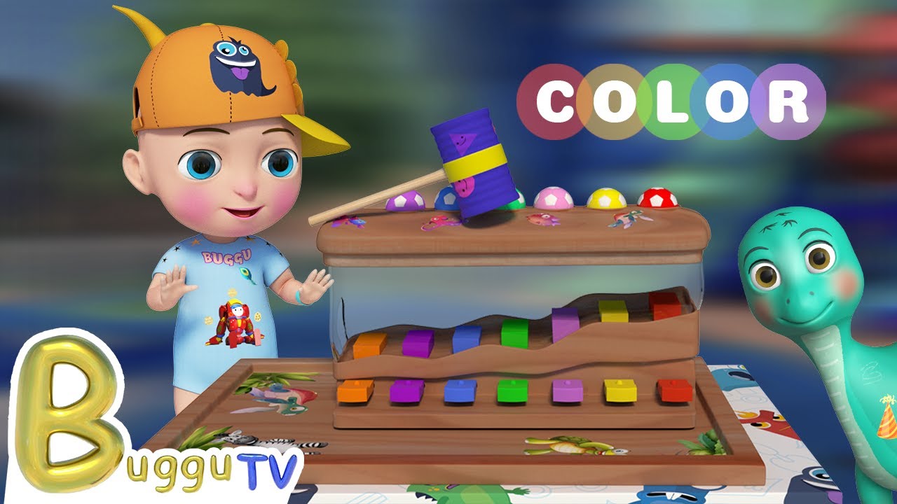 Learning colors with Hammer & balls | kids best content for learning ...