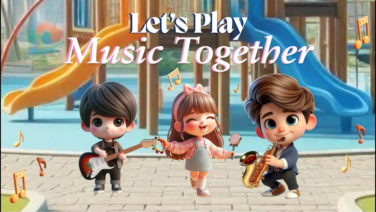 Let’s Play Music Together | Fun Kids Song | Clap, Dance, and Sing Along ...