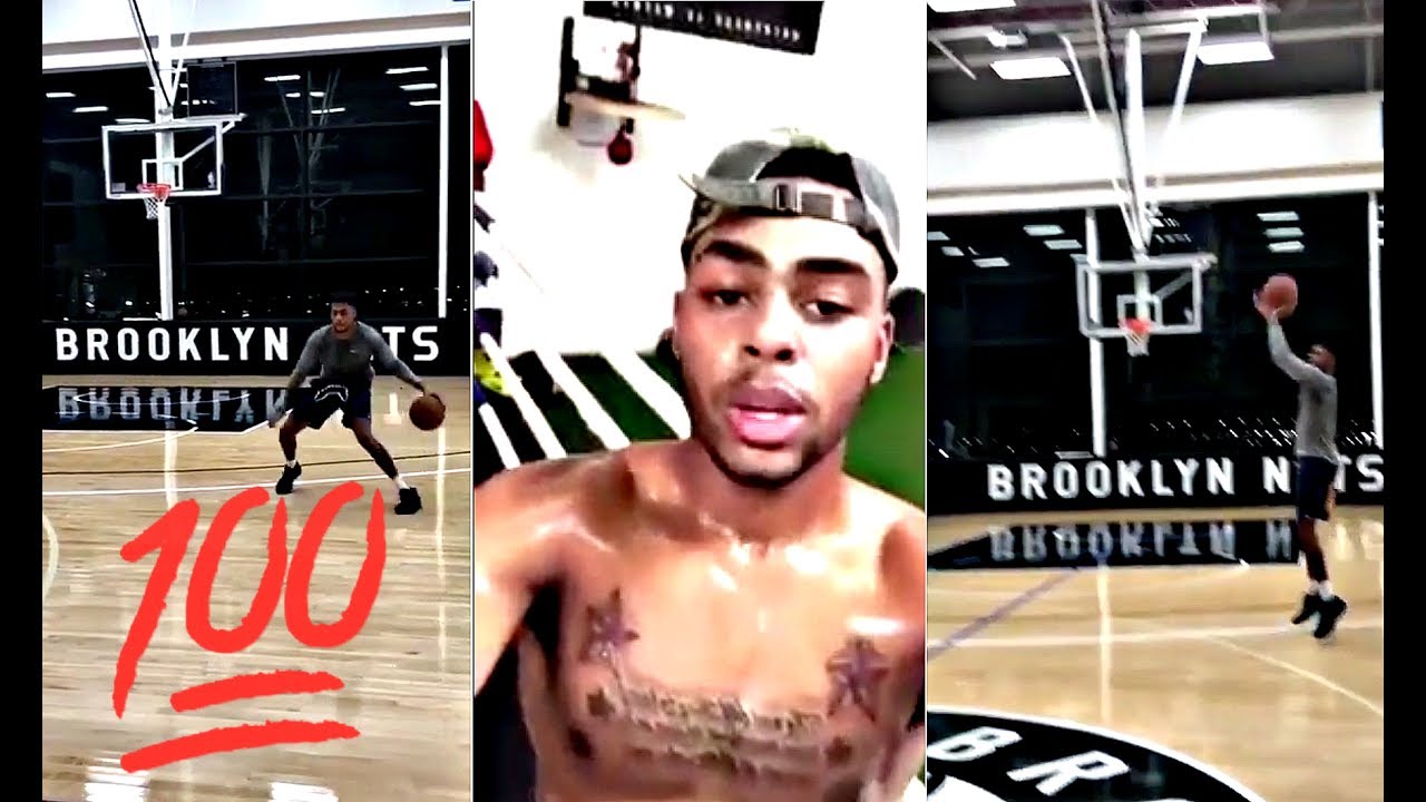 D'Angelo Russell Already Working Out For The Nets In Brooklyn | D ...