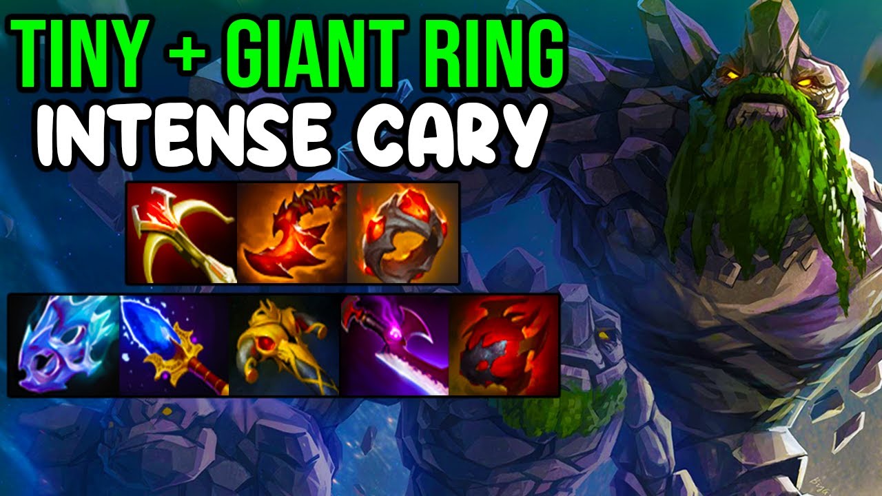 INTENSE TINY CARRY - FULL TEAM FIGHT - DOTA 2 GAMEPLAY - YouTube