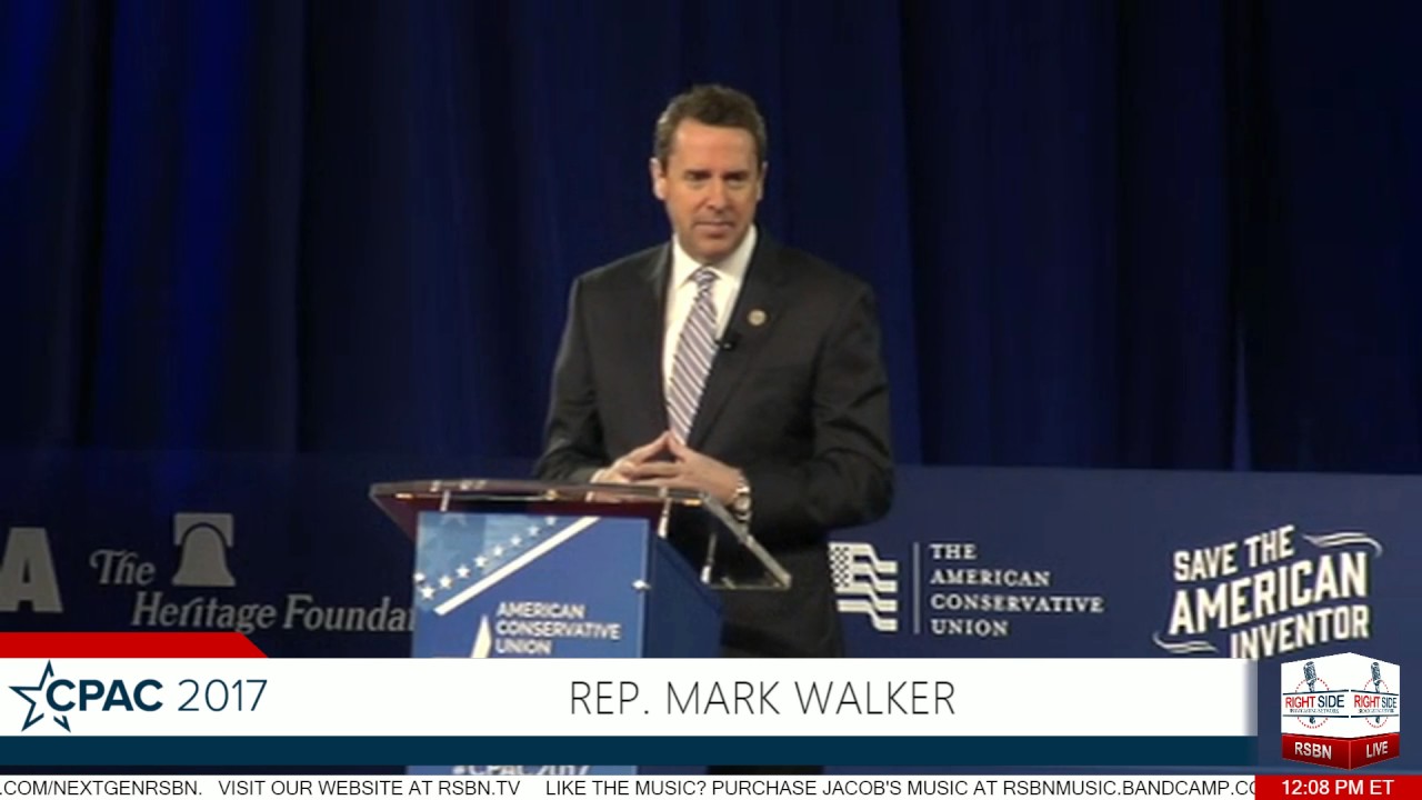 Rep. Mark Walker FULL SPEECH- CPAC 2017 - YouTube