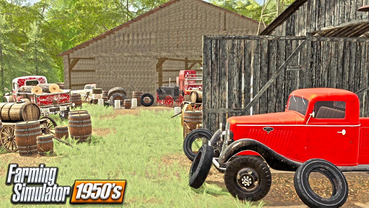 1950's BARN FIND! | ABANDON MOONSHINE DISTILLERY (ROLEPLAY) FARMING ...