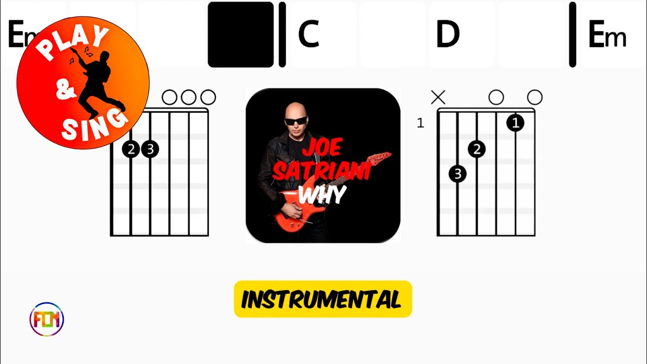 Joe Satriani - Why | Scrolling Guitar Chords & Lyrics - YouTube