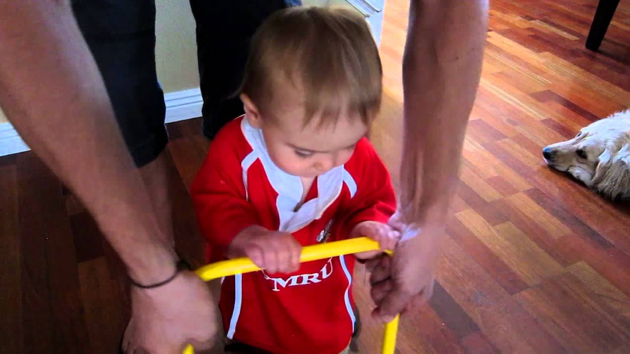 Camden and his walker - YouTube