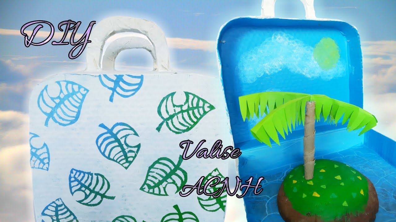 DIY comment faire une valise Animal Crossing: New Horizons - YouTube