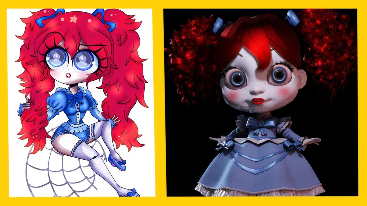 HUGGY WUGGY POPPY PLAYTIME Humanized 😲 /poppy playtime human - YouTube