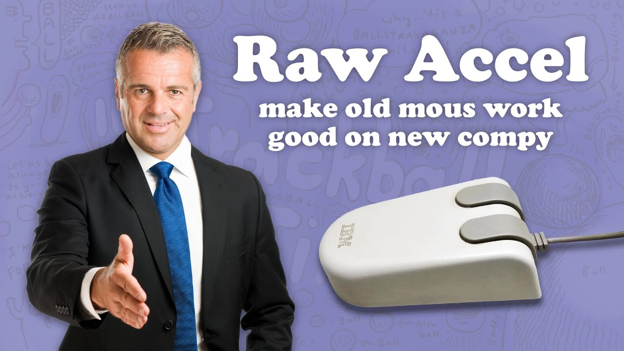 Using a low-DPI vintage mouse with a modern computer, with Raw Accel ...