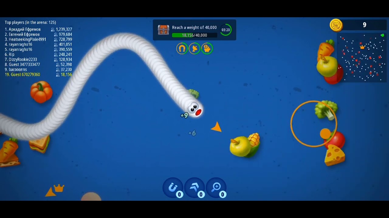 worms zone challenge #2@marymixchannel - YouTube