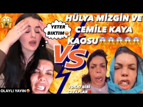 HÜLYA MİZGİN VE CEMİLE KAYA KAVGA #hülyamizgin #cemilekaya #tiktok #shorts #fyp #keşfet #kaos #canlı