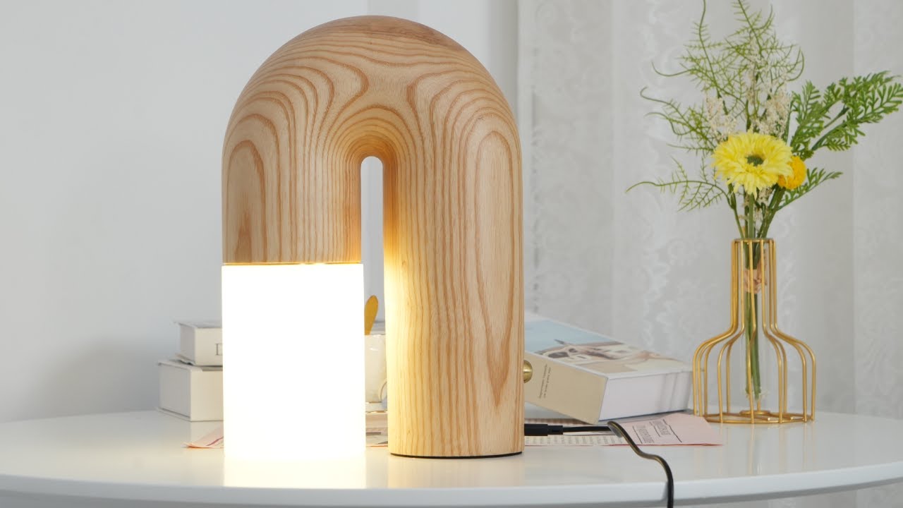 U Shaped Door Table Lamp - YouTube