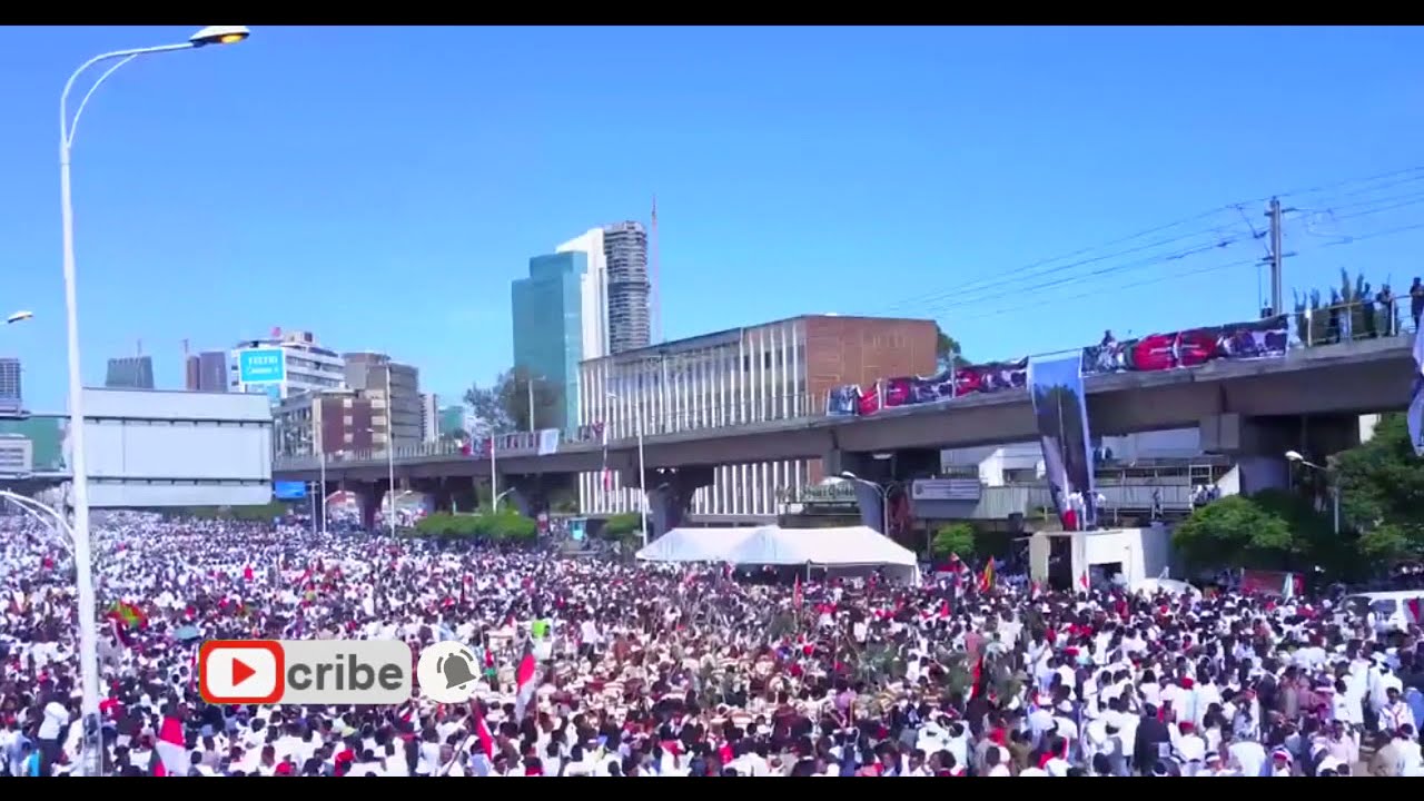 IRREECHA Bara 2019 Finfinnee ( Drown view ) - YouTube