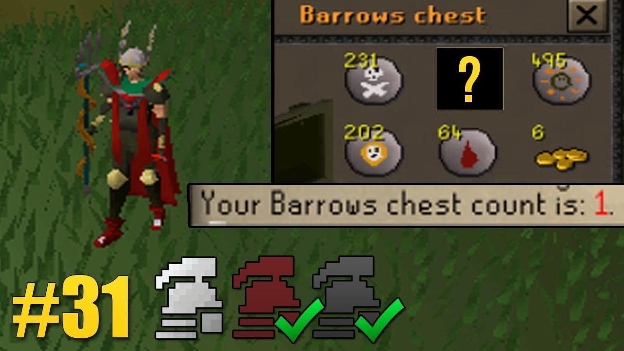 I Got An ITEM on My FIRST BARROWS Chest! (Maxing Every Ironman Mode #31 ...